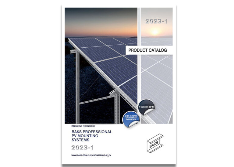 Photovoltaic panels installation system - English version - BAKS