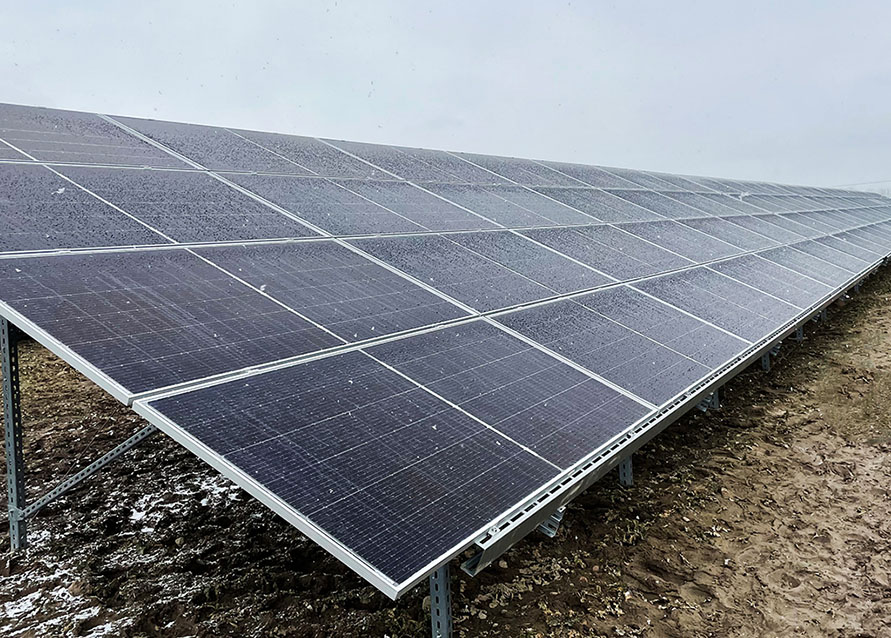 Photovoltaic panels installation system - English version - BAKS